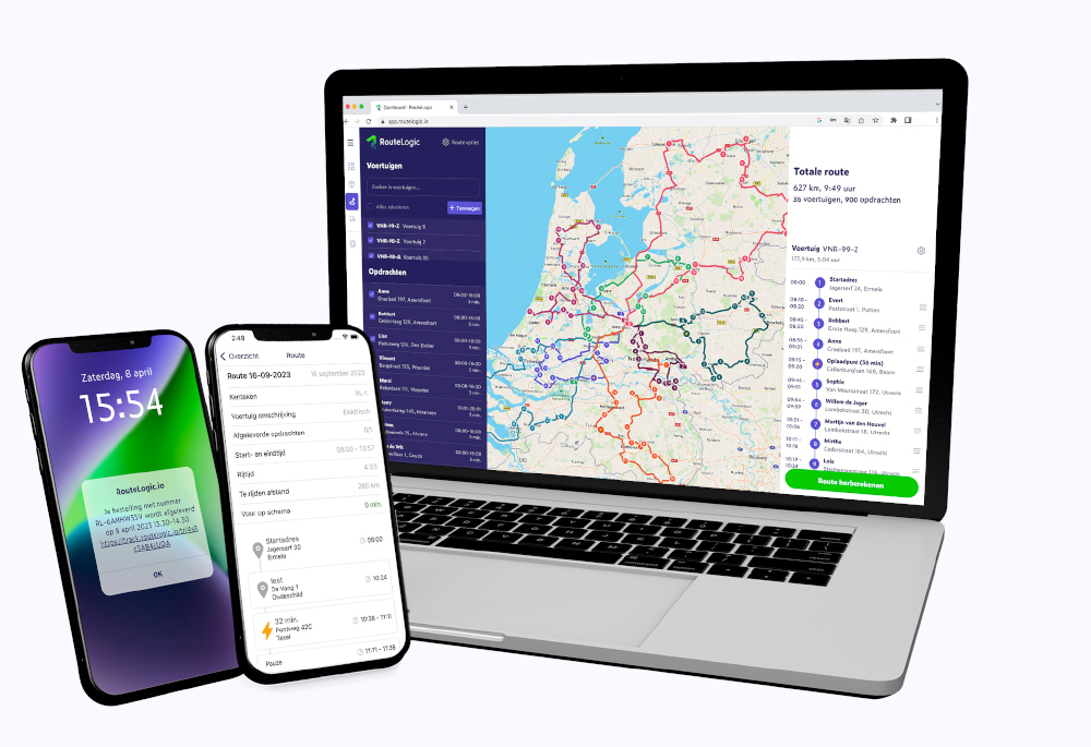Route planning software voor groothandels » RouteLogic